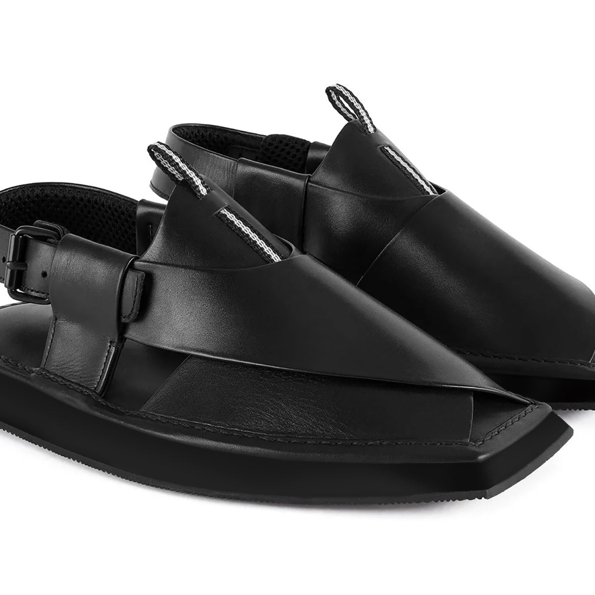 Craftpur Chappal (All-Black)